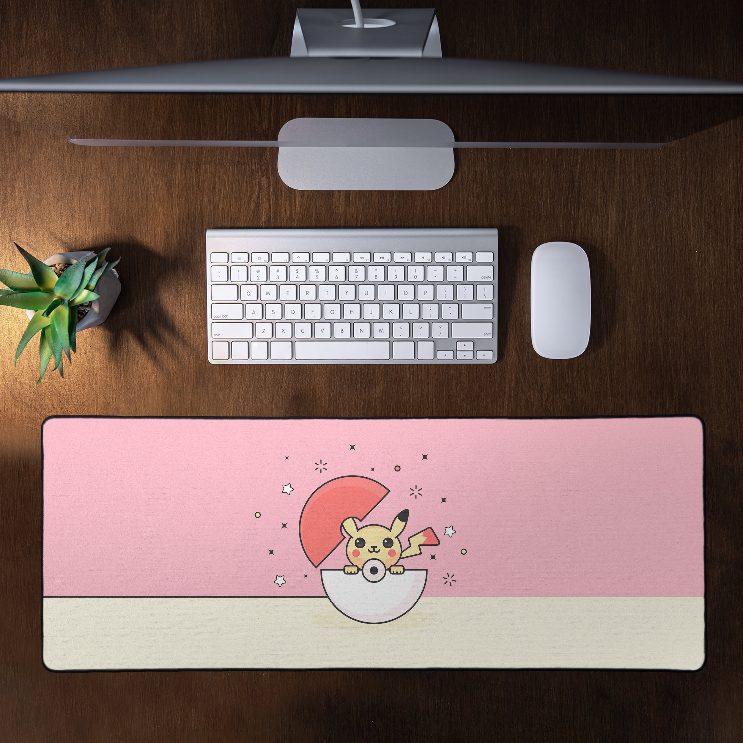 Cute Pikachu Large Desk Pad – Print with Passion Decor