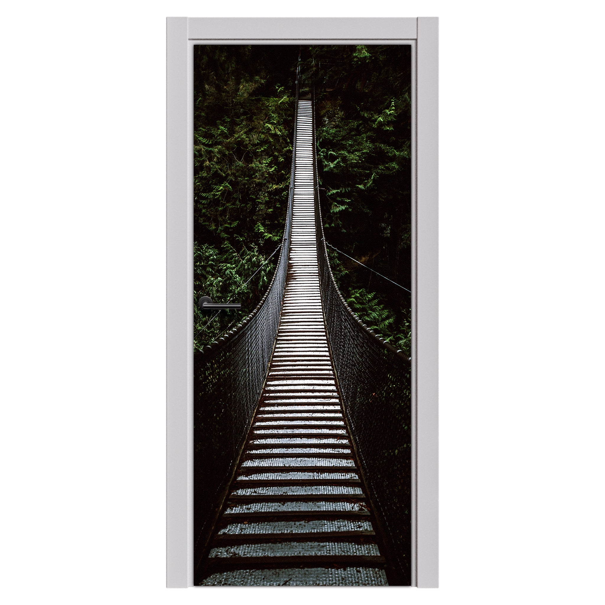 Decoupage - Dark Jungle Door – Print with Passion Decor