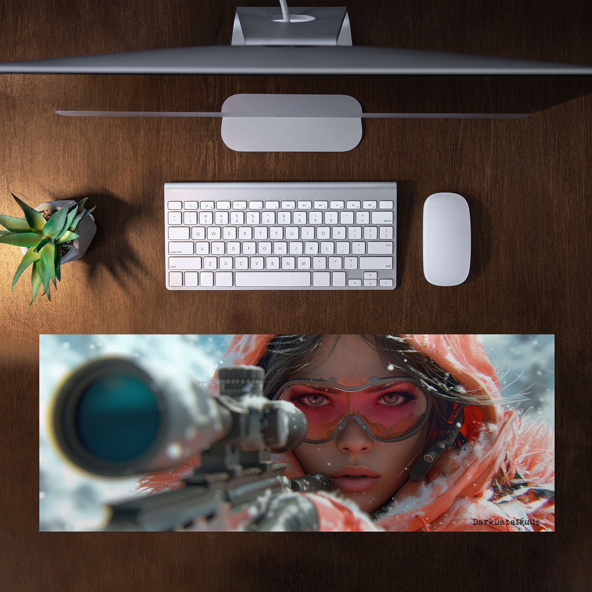 Fortnite Sniper by Wikus Schalkwyk Large Desk Pad – Print with Passion ...
