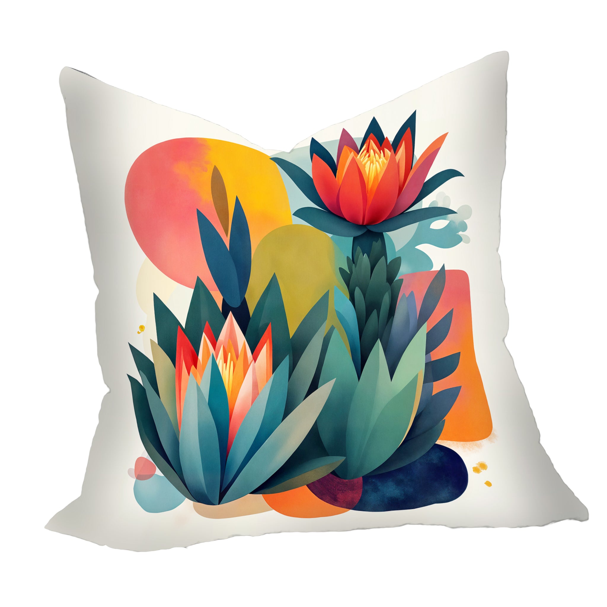 Geometric Protea Mirage Luxury Scatter – Print with Passion Decor
