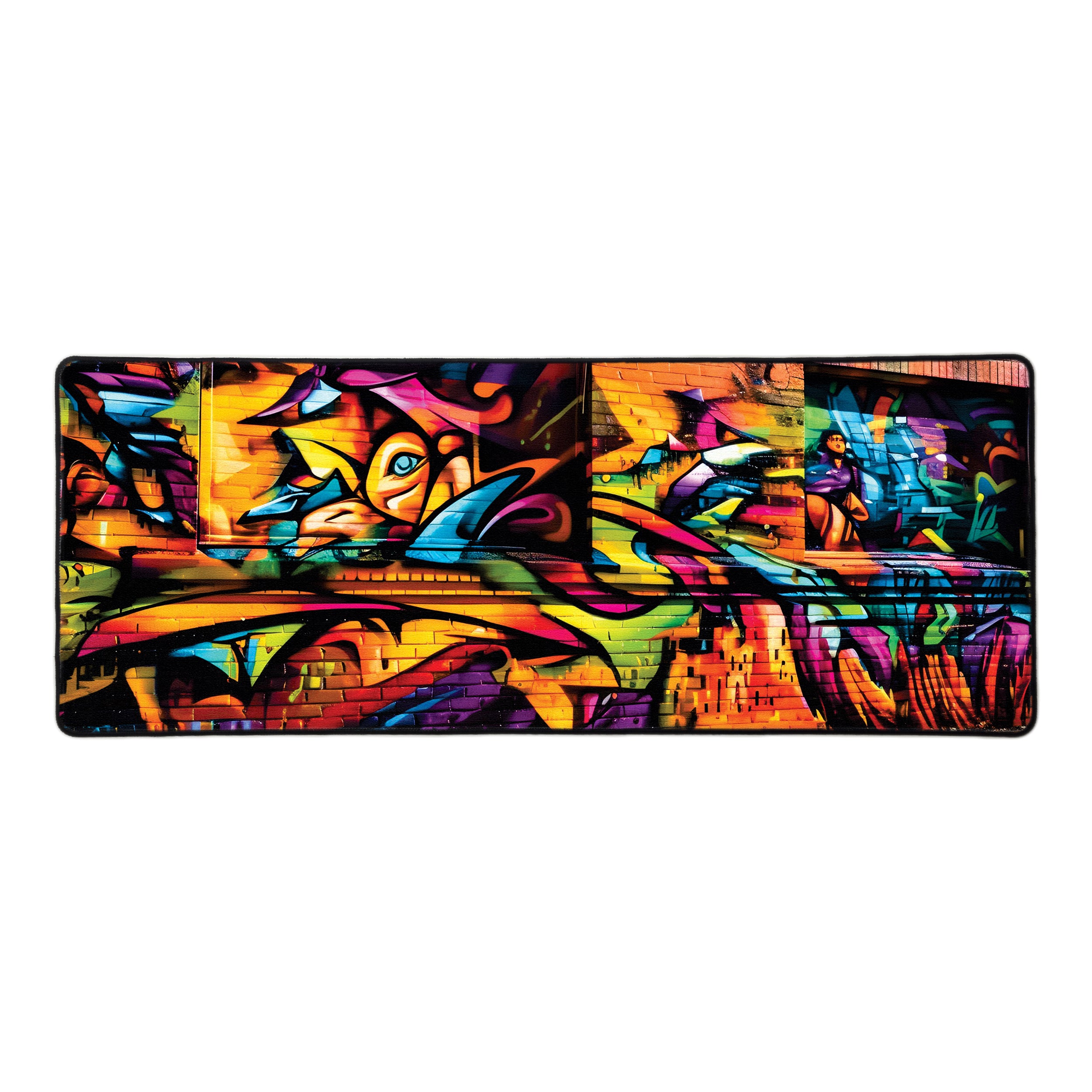 Shopfront Graffiti Large Desk Pad – Print with Passion Decor