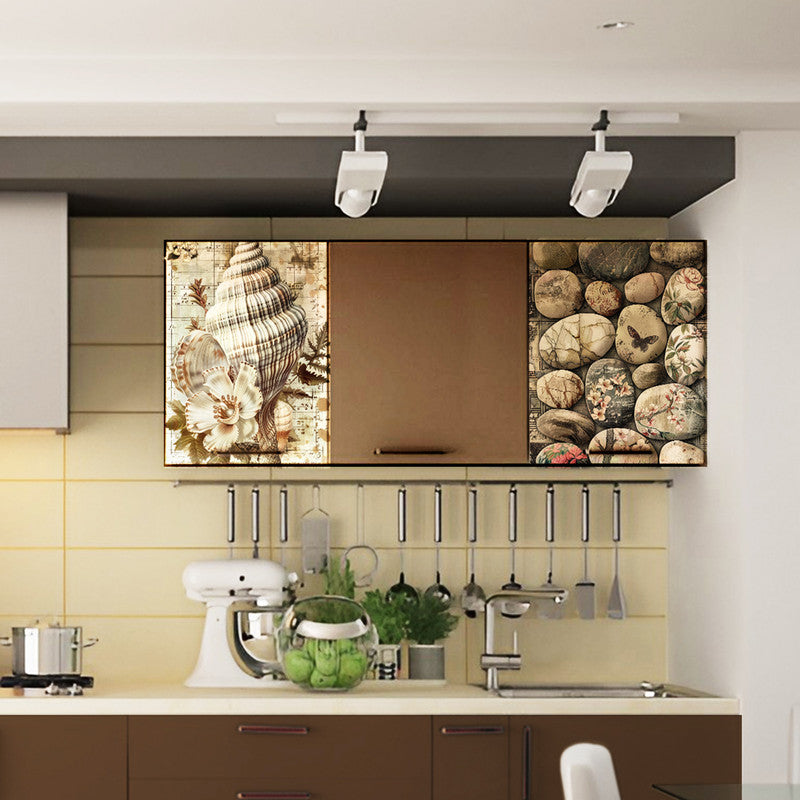 Life Memories of Shells and Stone Decoupage 800mm x 600mm – Print with ...