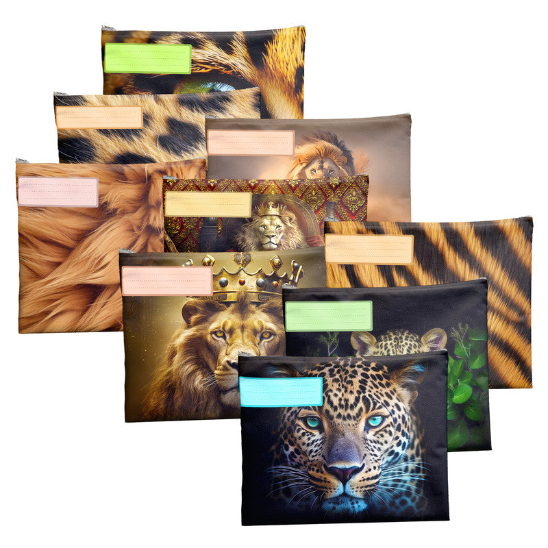 Predator Subject Savvy Book Bags Set of 9 – Print with Passion Decor