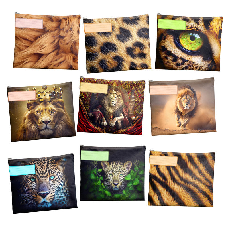 Predator Subject Savvy Book Bags Set of 9 – Print with Passion Decor