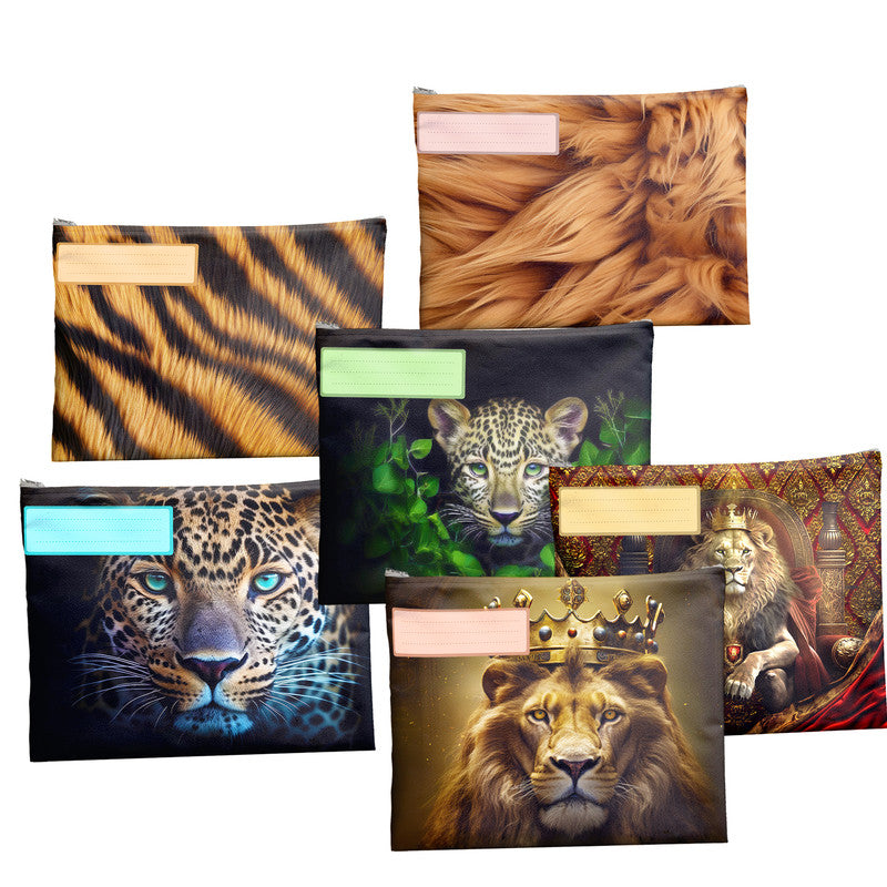 Predator Subject Savvy Book Bags Set of 6 – Print with Passion Decor