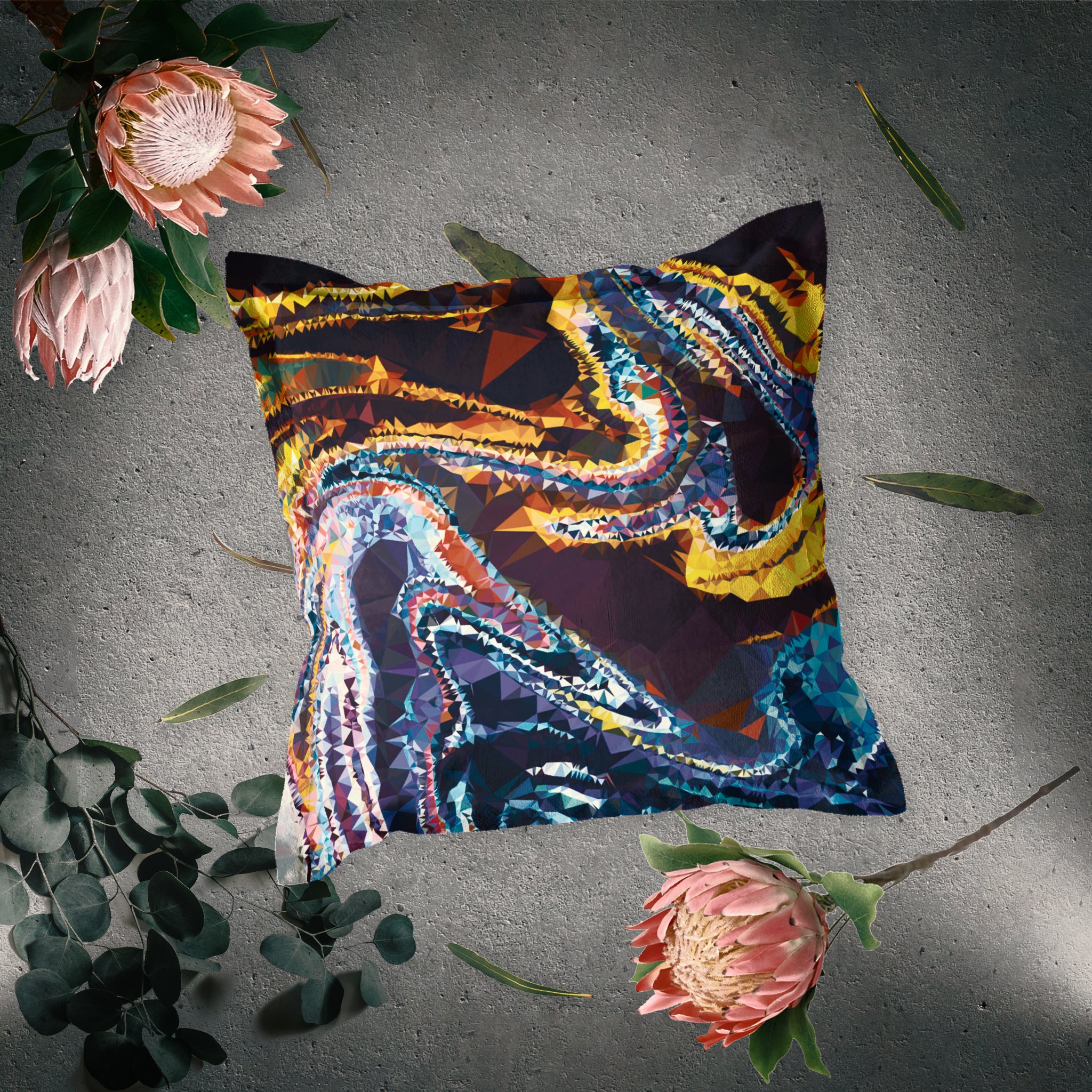 Shattered Glass Exclusive Range Cushions – Print with Passion Decor