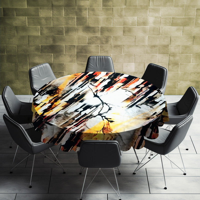 Tribal Rhythm Round Tablecloth – Print with Passion Decor