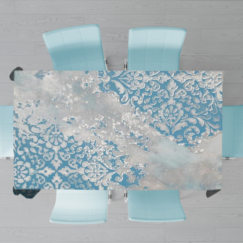 Victorian Blue Rectangle Tablecloth – Print with Passion Decor