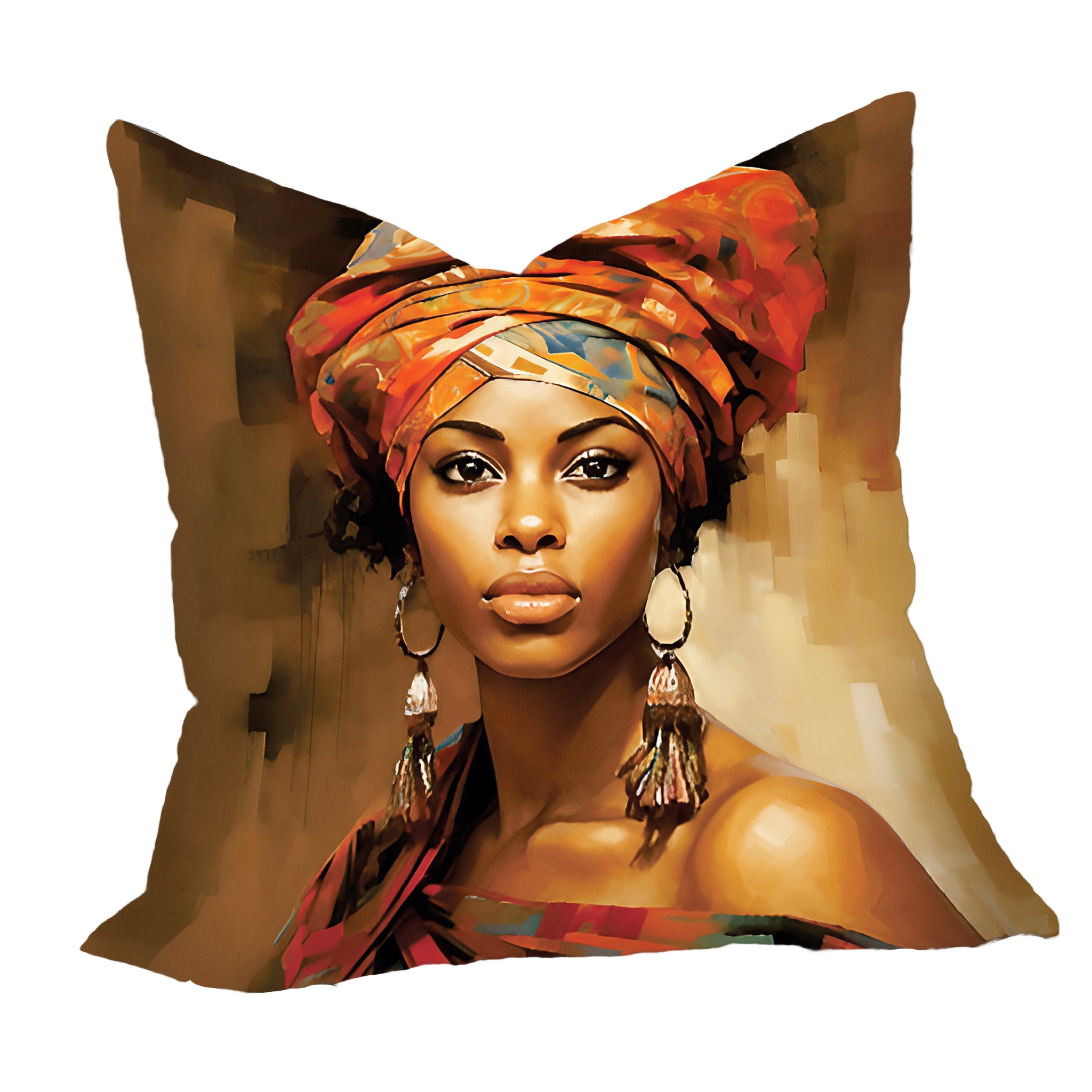 Young Woman Luxury Scatter – Print with Passion Decor