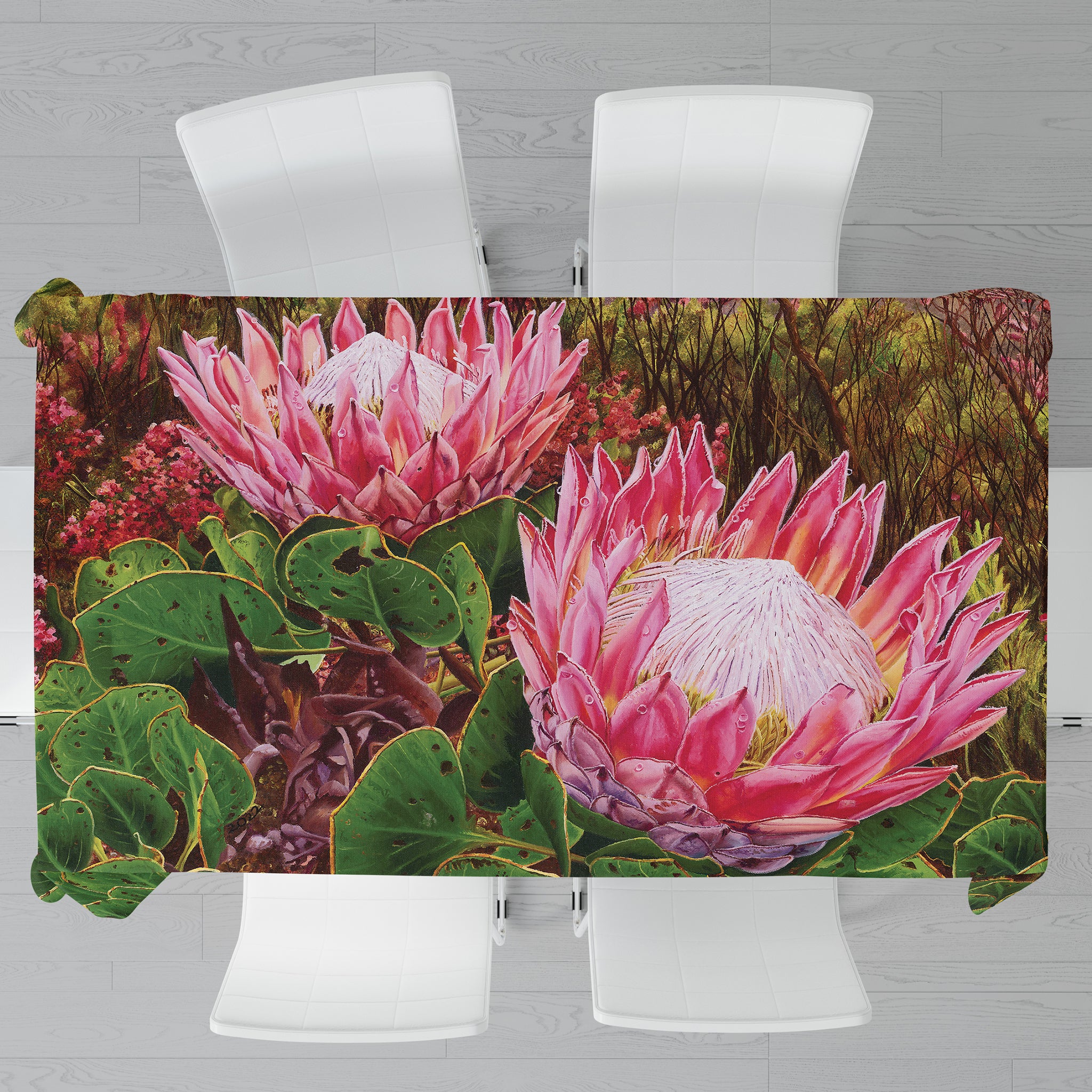 In the Eye of the Beholder By Delene Lambert Rectangle Tablecloth ...