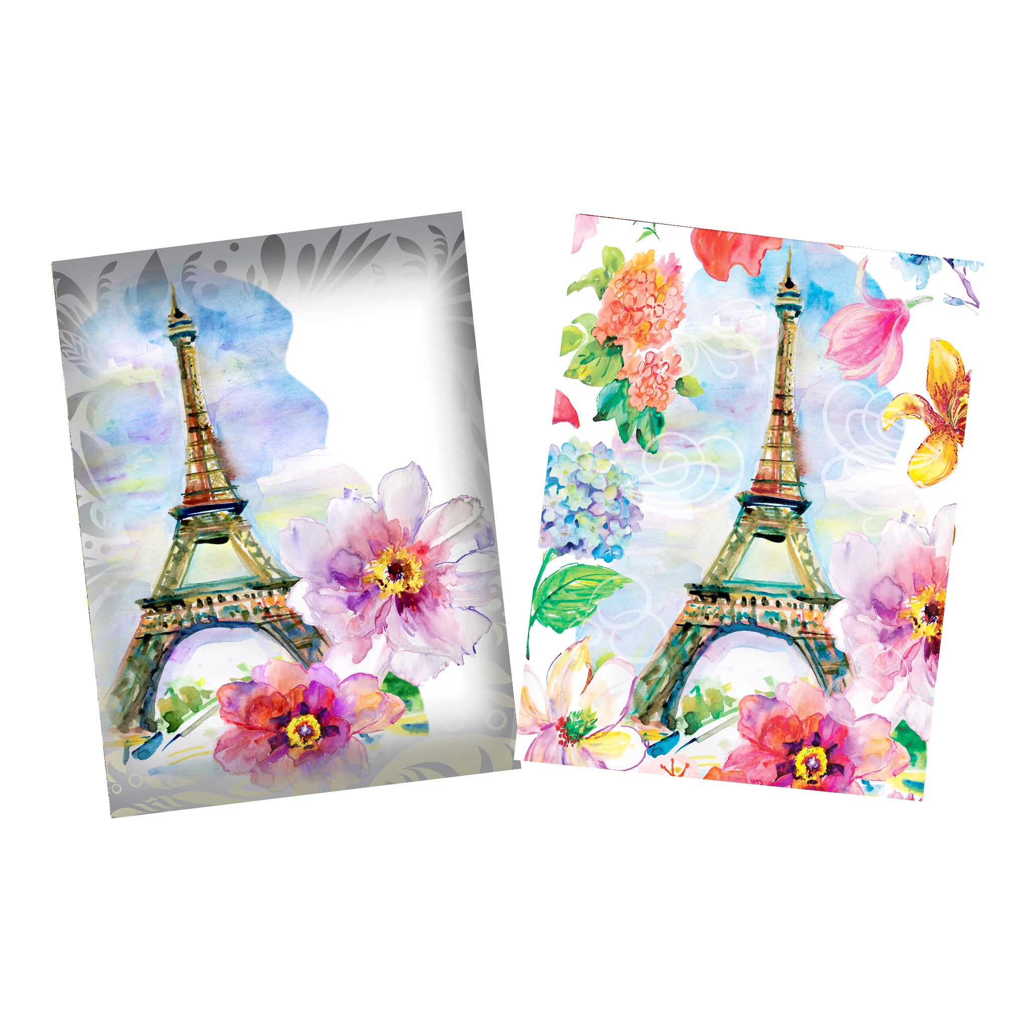 Painted Floral Paris Decoupage A1 – Print with Passion Decor