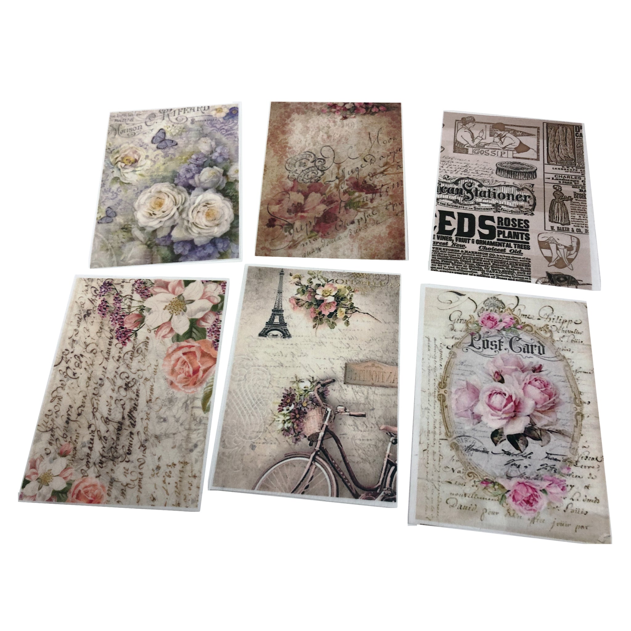 Vintage Decoupage A4 or A5 – Print with Passion Decor